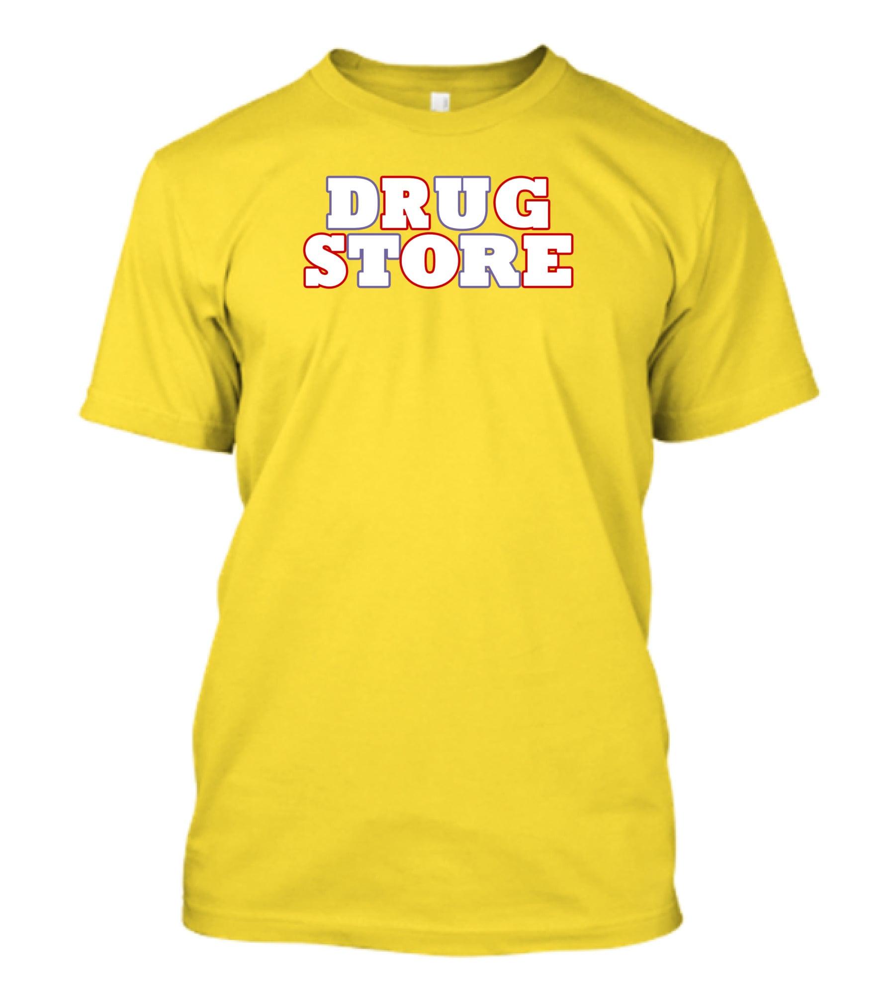 DRUG STORE Bold Retro Text T-Shirt