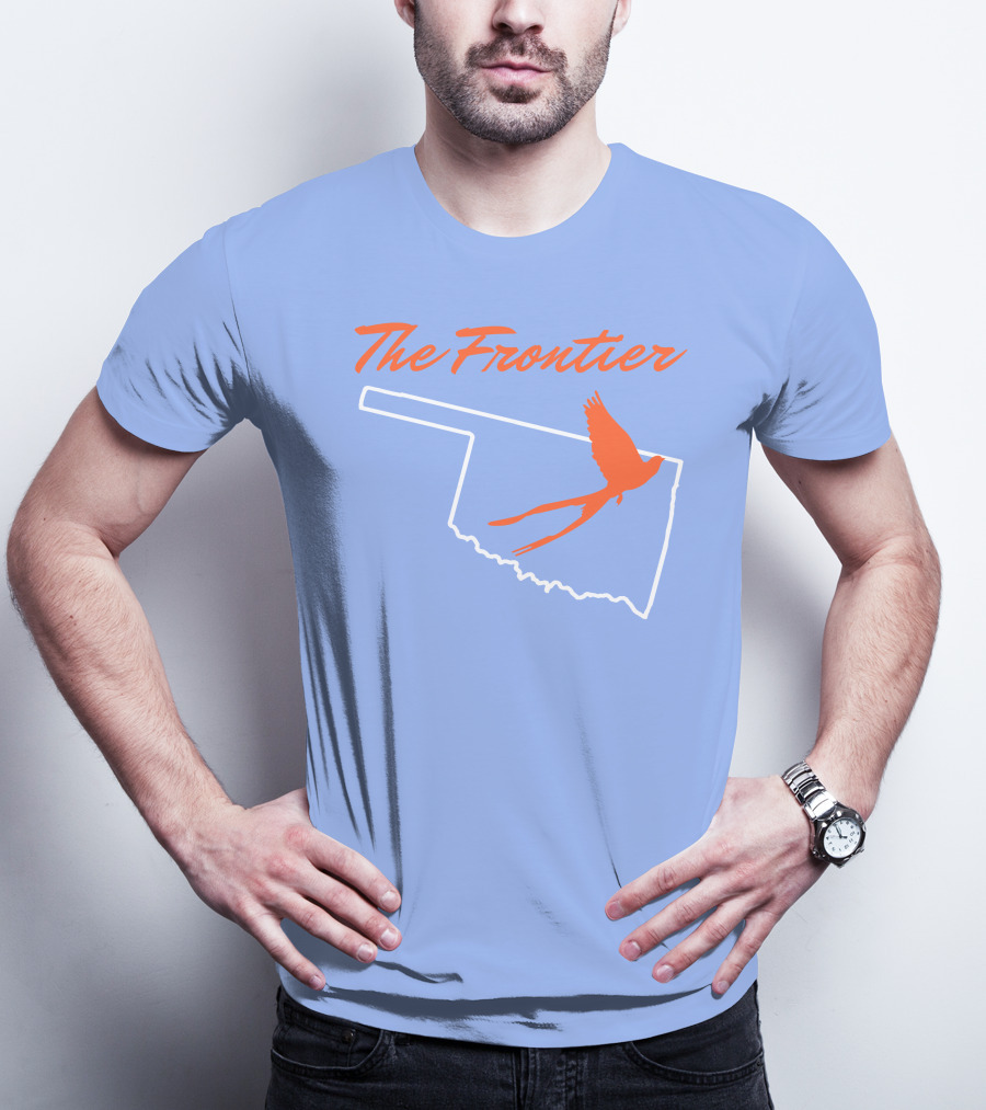 The Frontier Scissor Tail Oklahoma Outline T-Shirt