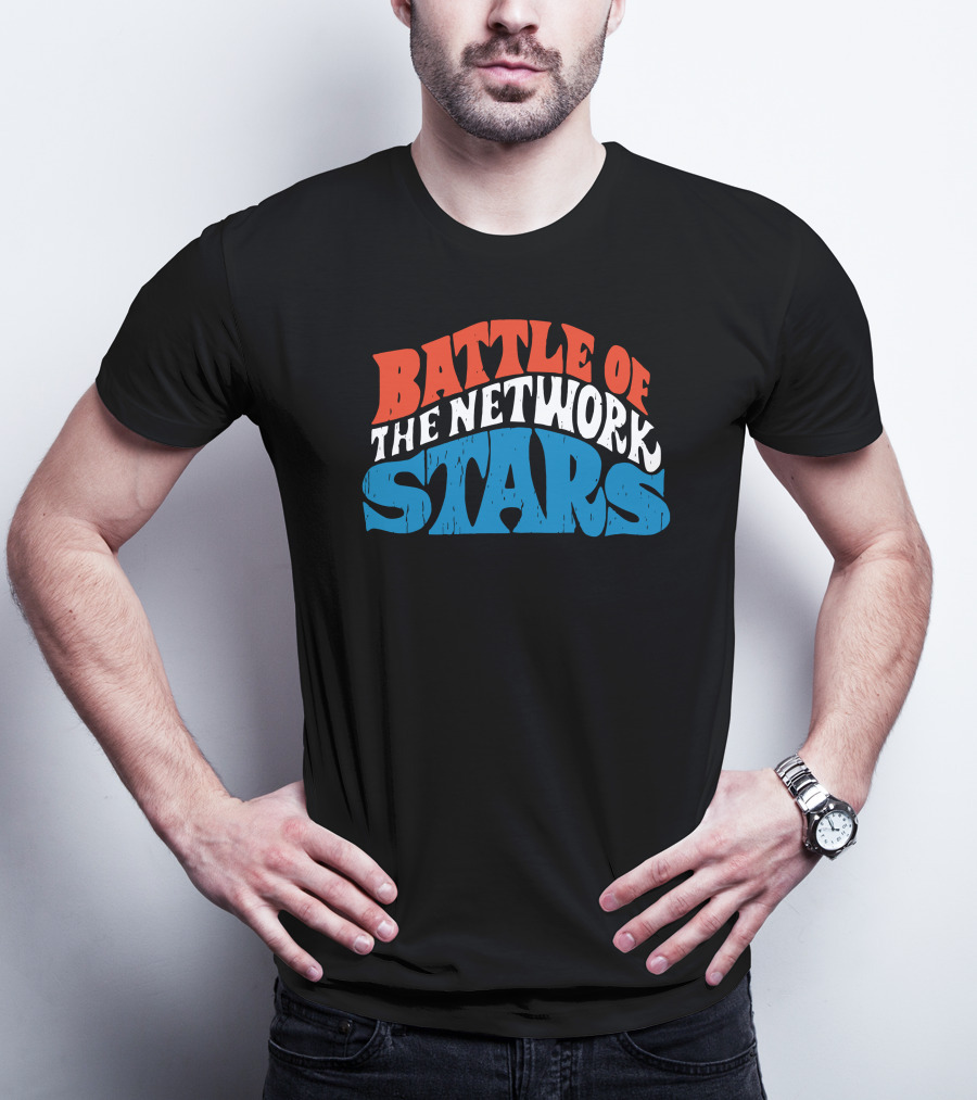 Battle Of The Network Stars Vintage Retro Television Competition T-Shirt