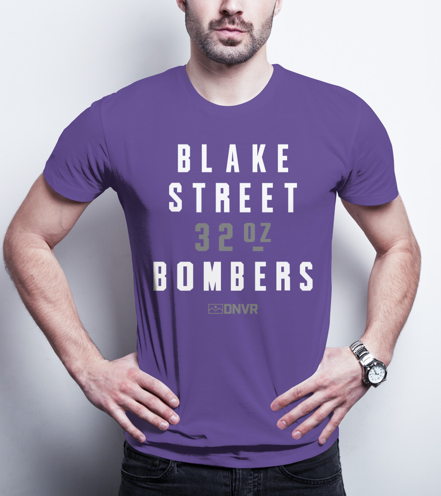 BLAKE STREET 32 Oz BOMBERS DNVR T-Shirt