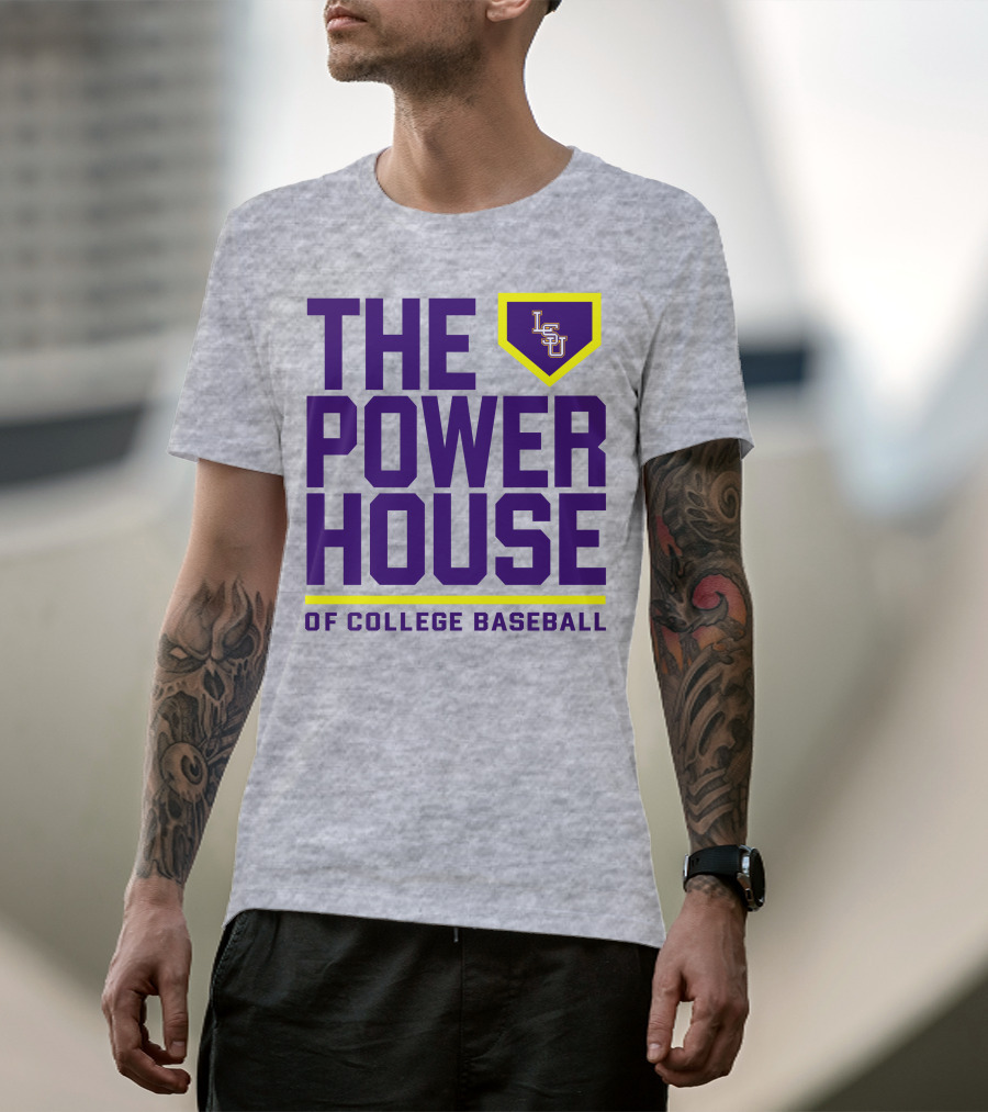 LSU The Power House Of College Baseball T-Shirt
