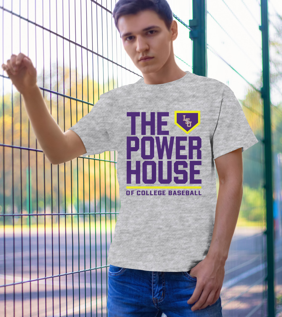 LSU The Power House Of College Baseball T-Shirt