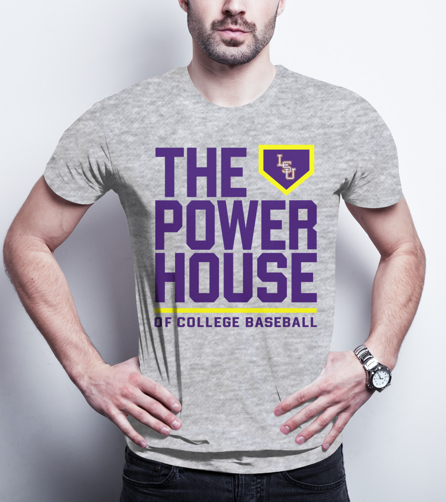 LSU The Power House Of College Baseball T-Shirt