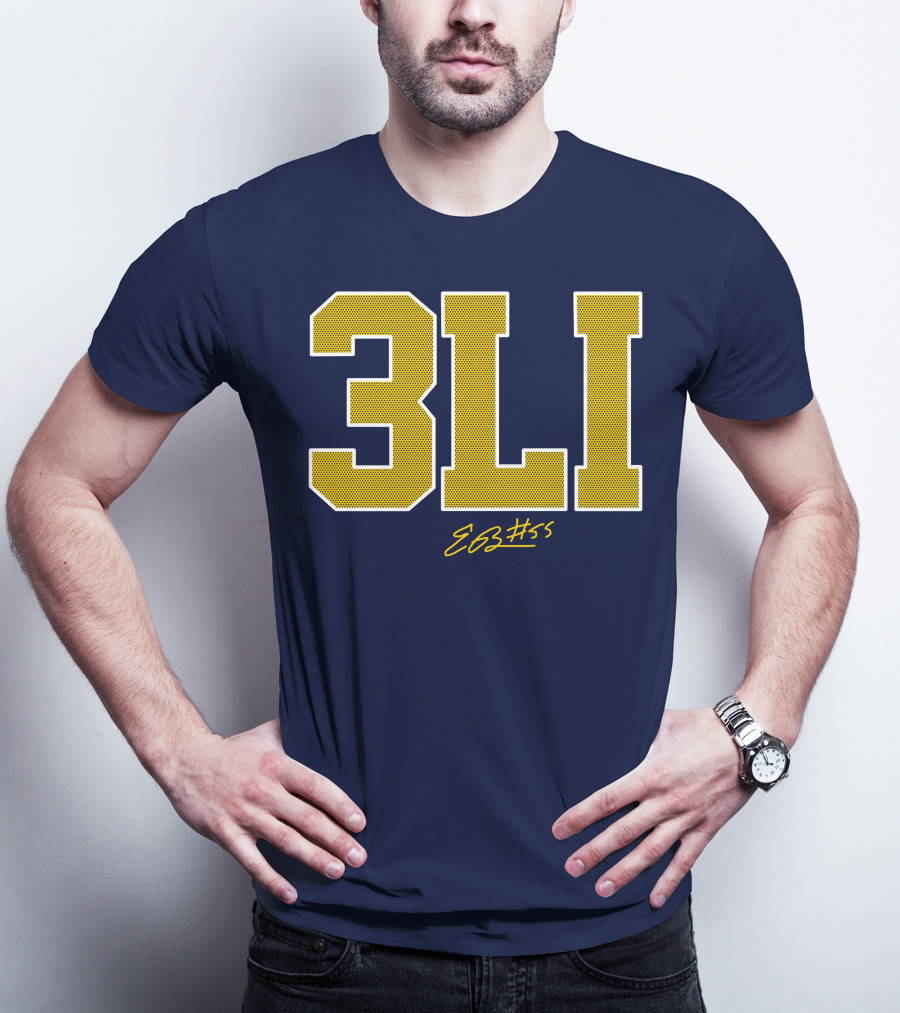 3Li Eli Brooks E63 #55 The Players Trunk Store T-Shirt