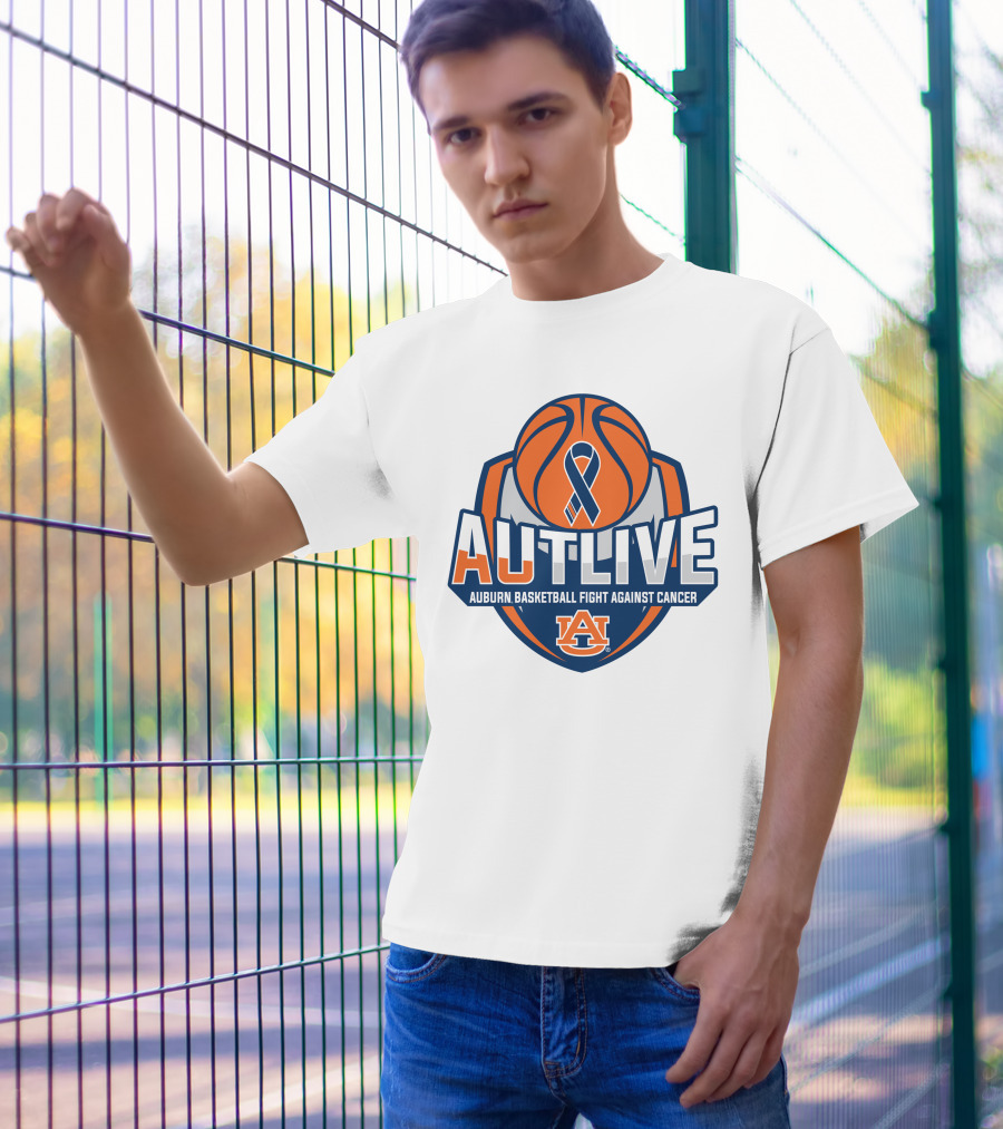Autlive Auburn Basketball Fight Against Cancer T-Shirt