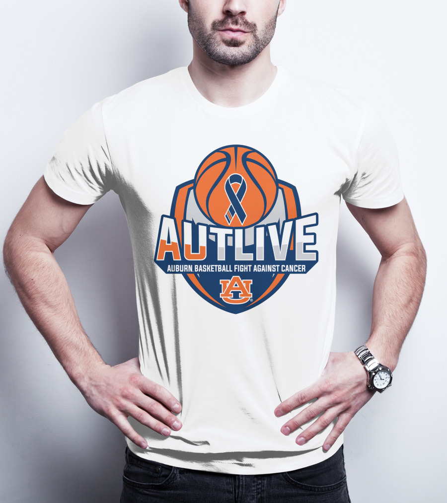 Autlive Auburn Basketball Fight Against Cancer T-Shirt