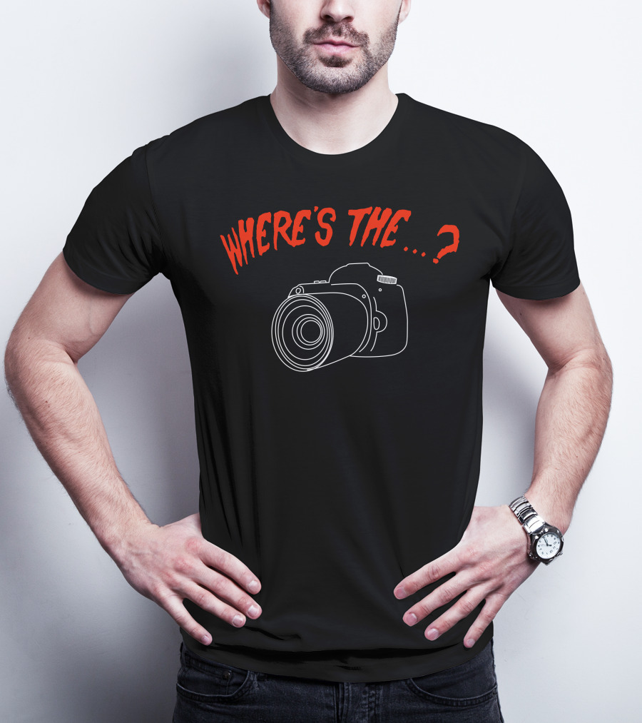 Murder With My Husband Where's The Camera Files T-Shirt