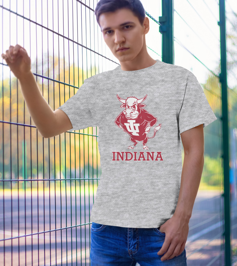 Indiana University Hoosiers IU Bison Mascot Indiana T-Shirt