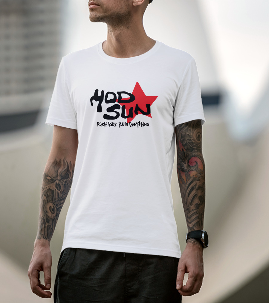 Mod Sun Rich Kids Ruin Everything Red Star T-Shirt