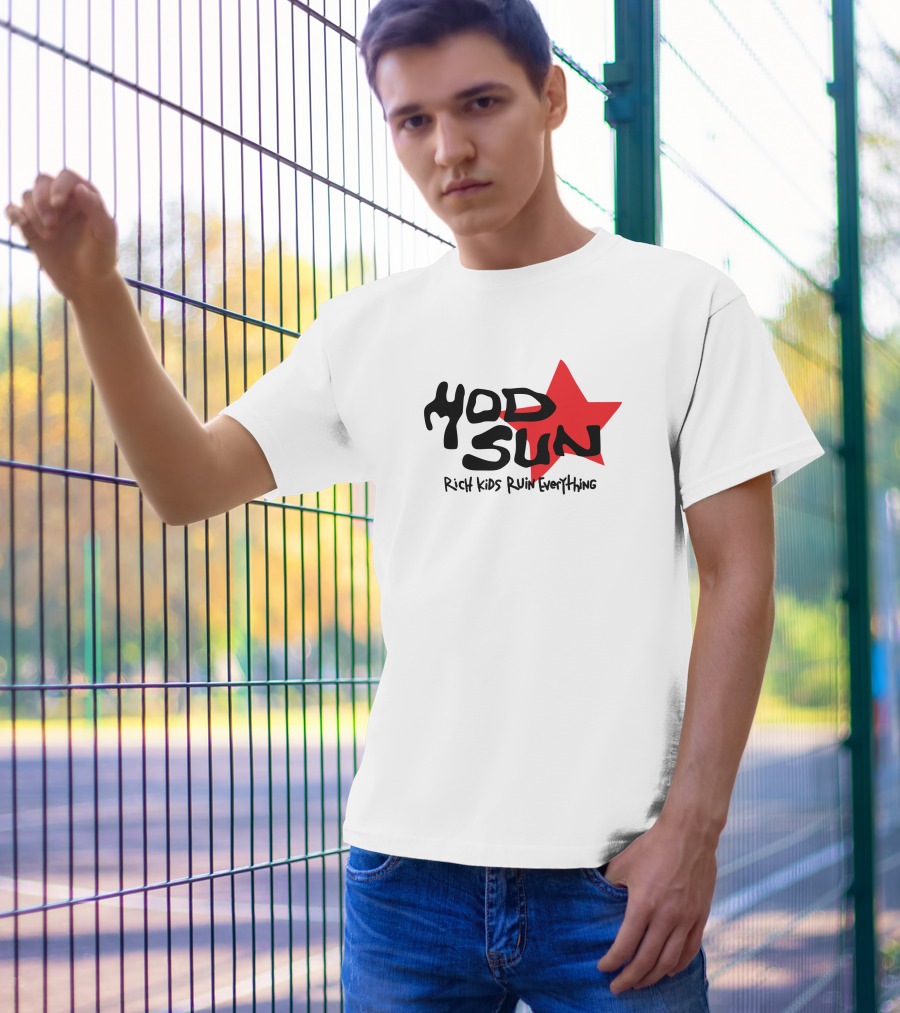 Mod Sun Rich Kids Ruin Everything Red Star T-Shirt