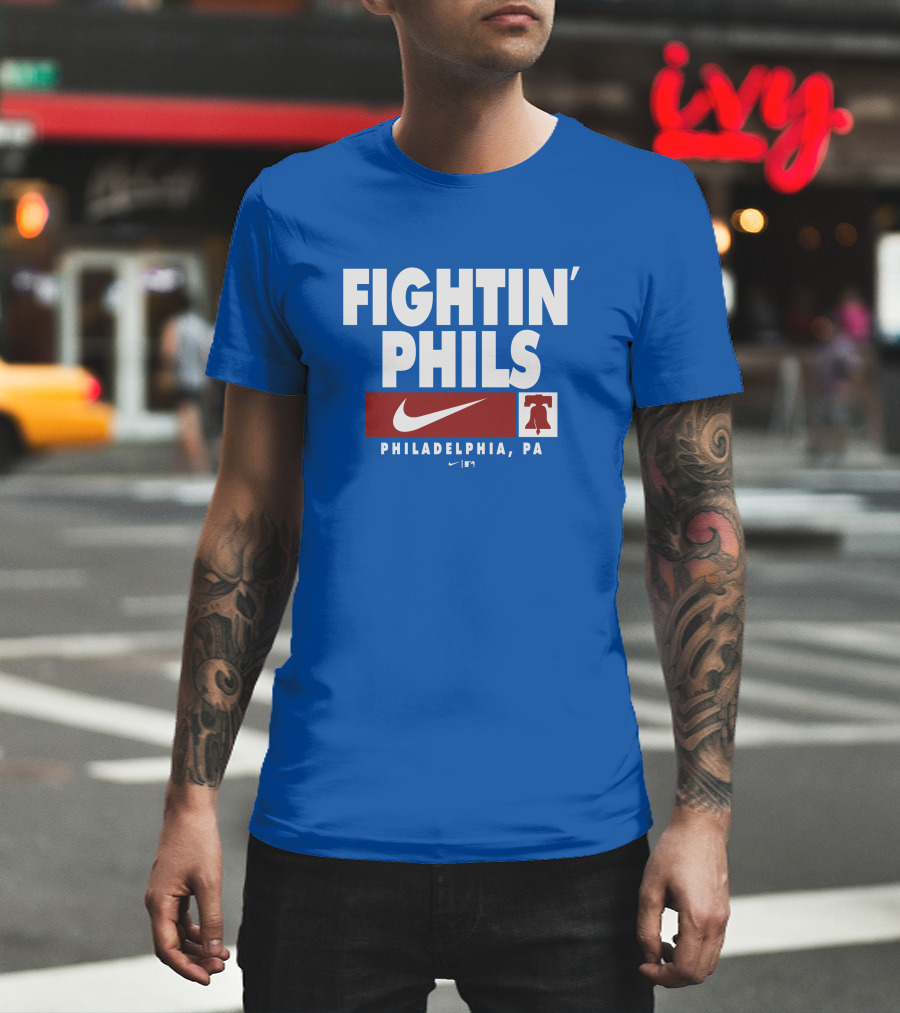 FIGHTIN' PHILS PHILADELPHIA PA LIBERTY BELL T-Shirt