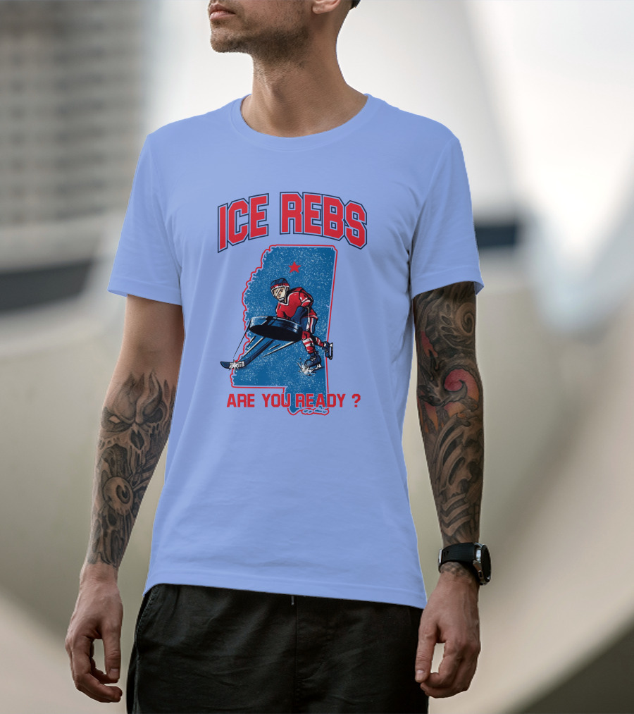 Ole Miss Ice Hockey Ice Rebs Are You Ready? T-Shirt
