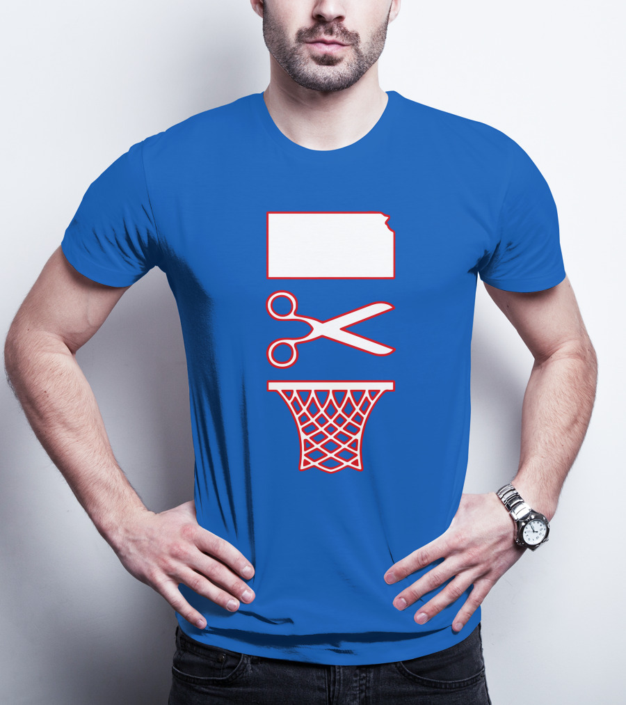 Rock Chalk Blog Kansas Jayhawks Net Cutting Victory T-Shirt