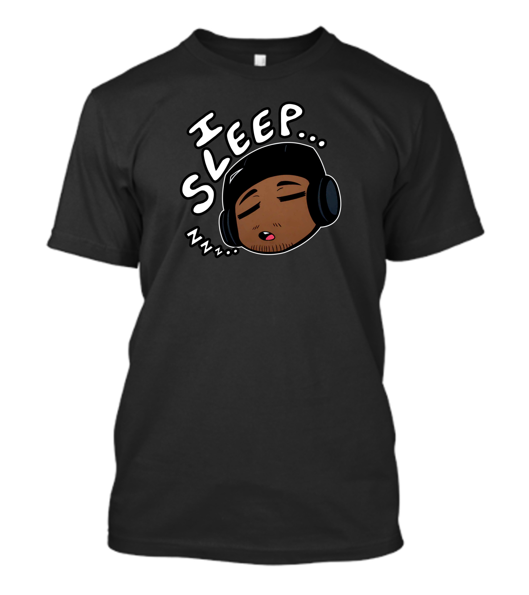 I Sleep Omni Merch Headphones Zzz Black Beanie T-Shirt