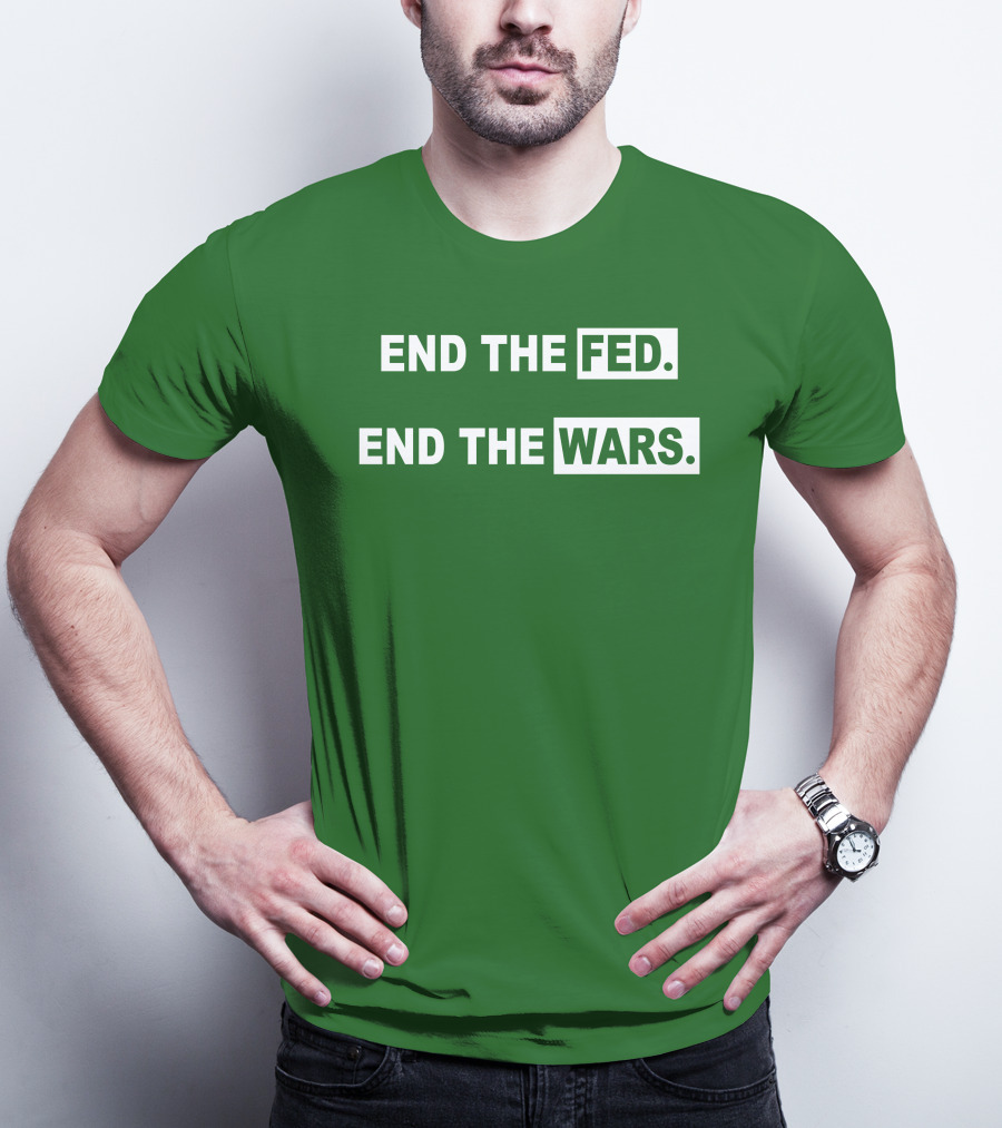End The Fed End The Wars Shmichard Schmerez T-Shirt
