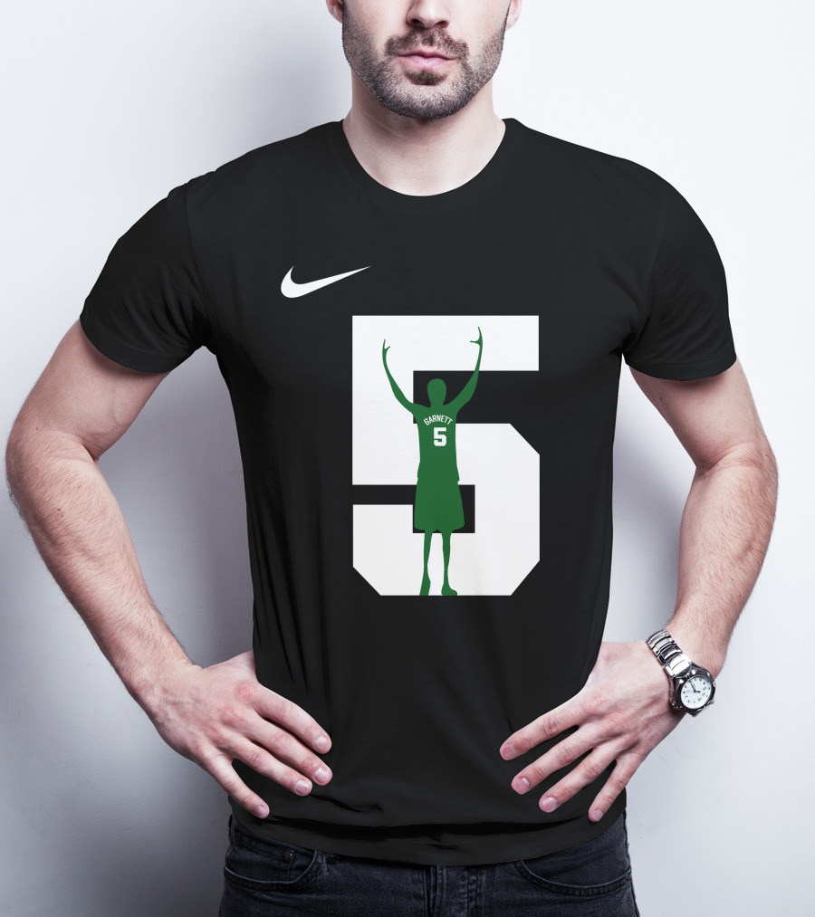 Kevin Garnett 5 Celtics NBC Sports Boston Honor T-Shirt