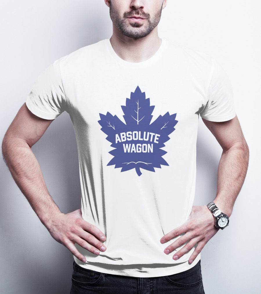Spittin' Chiclets Merchandise Absolute Wagon Maple Leaf T-Shirt