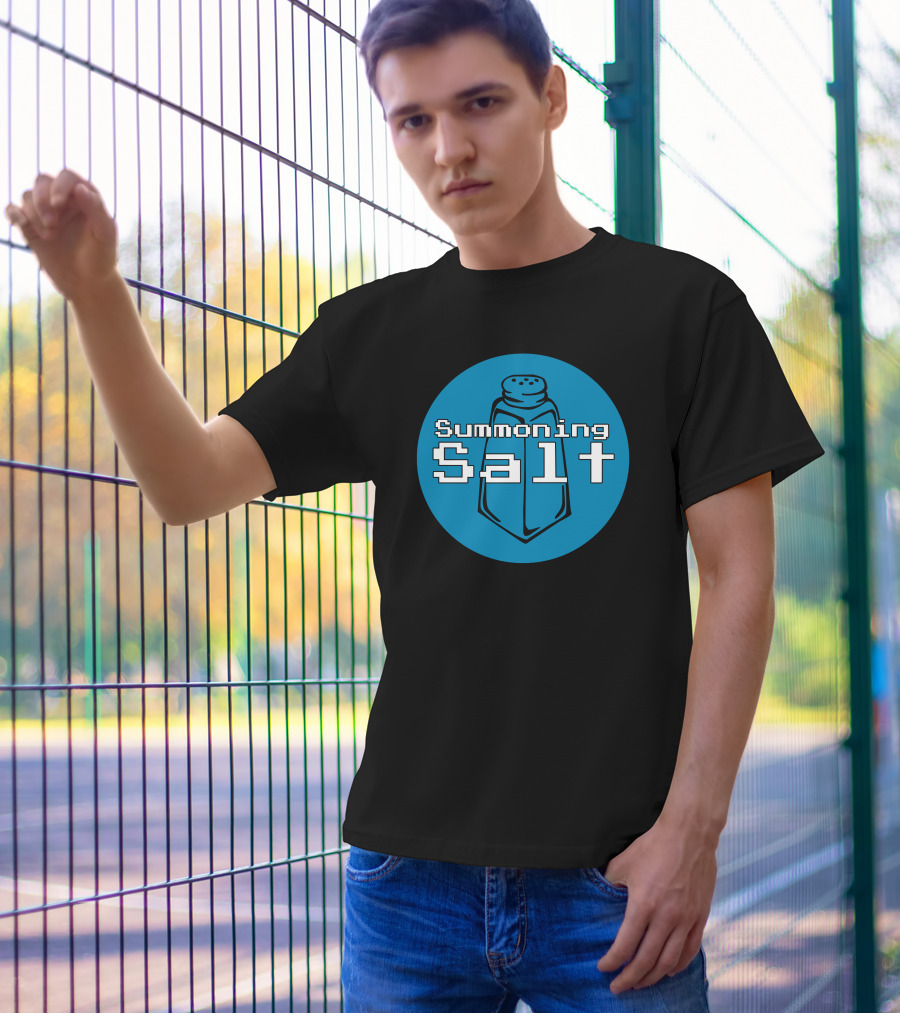 Summoning Salt Retro Gaming Icon With Pixel Art Salt Shaker T-Shirt