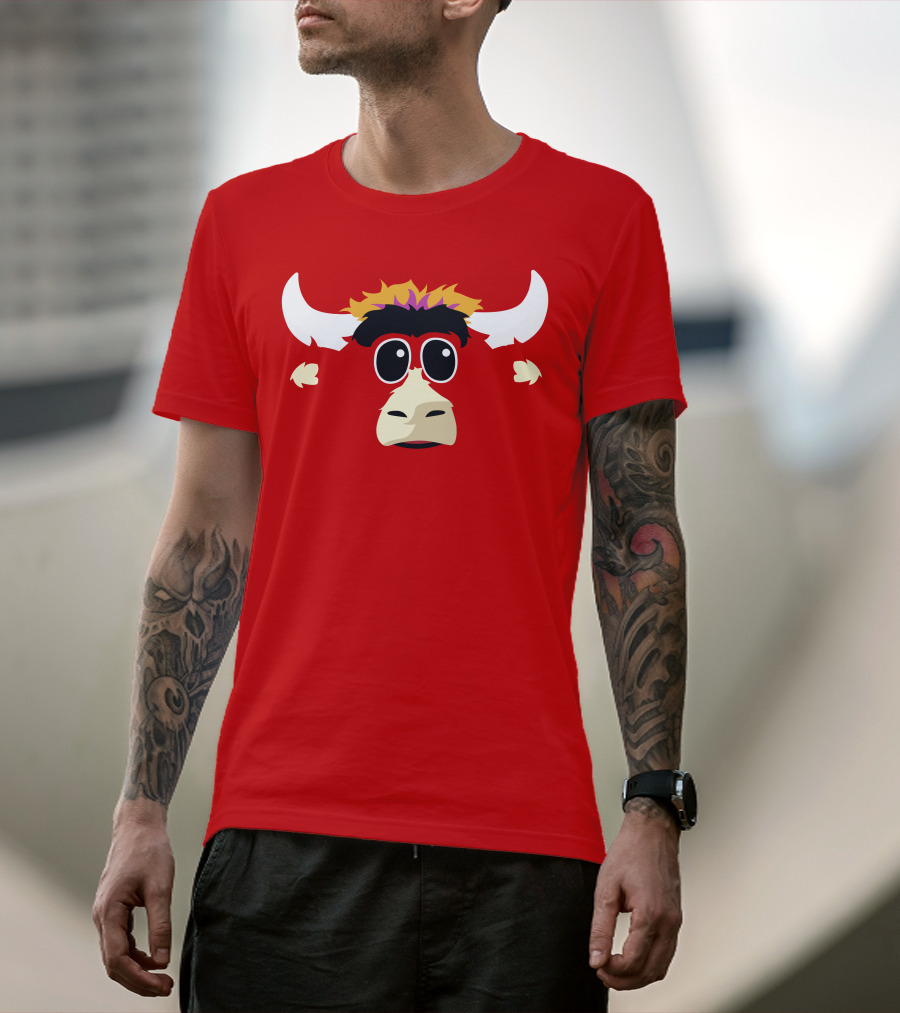 Benny The Bull Obama Chicago Bulls Mascot T-Shirt
