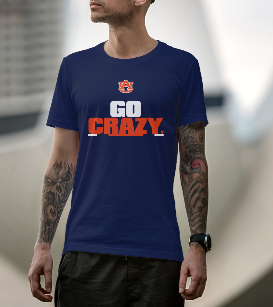 Auburn Football Go Crazy T-Shirt