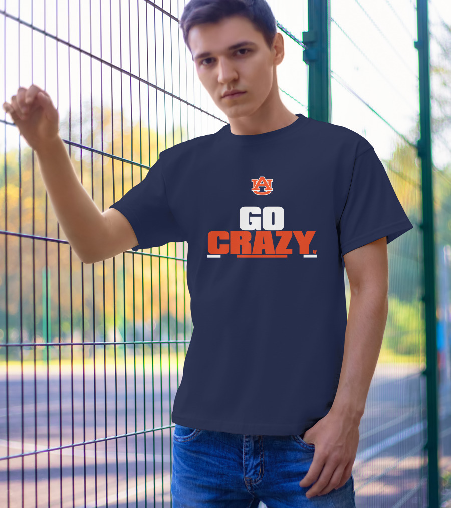 Auburn Football Go Crazy T-Shirt