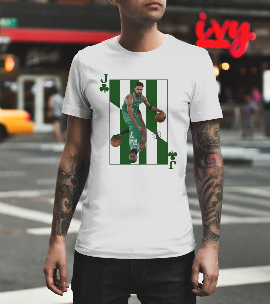 Pepito Brogdon Jays Brown Bleed Green Celtics Playing Card T-Shirt