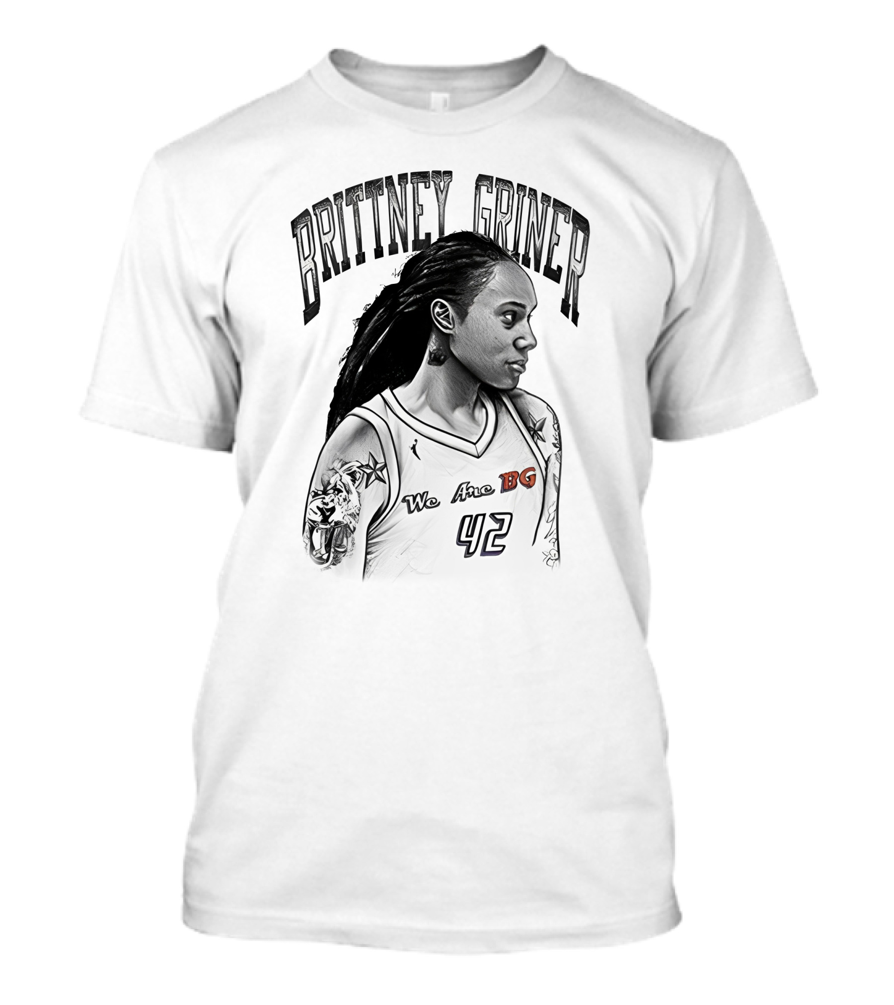 Brittney Griner We Are BG 42 T-Shirt