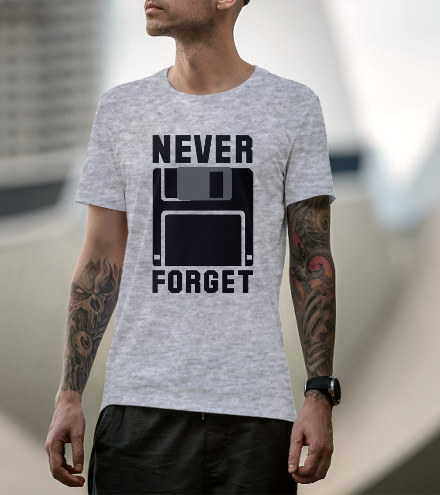 Jack Forge Never Forget Floppy Disk T-Shirt