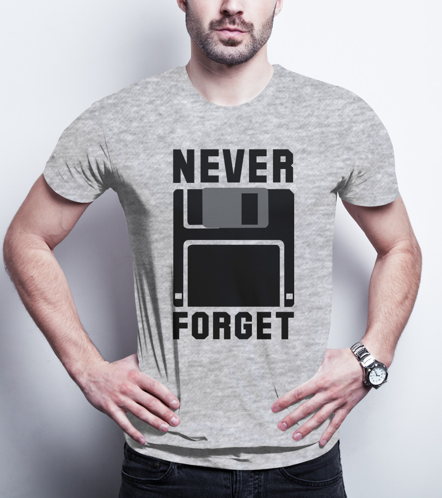 Jack Forge Never Forget Floppy Disk T-Shirt