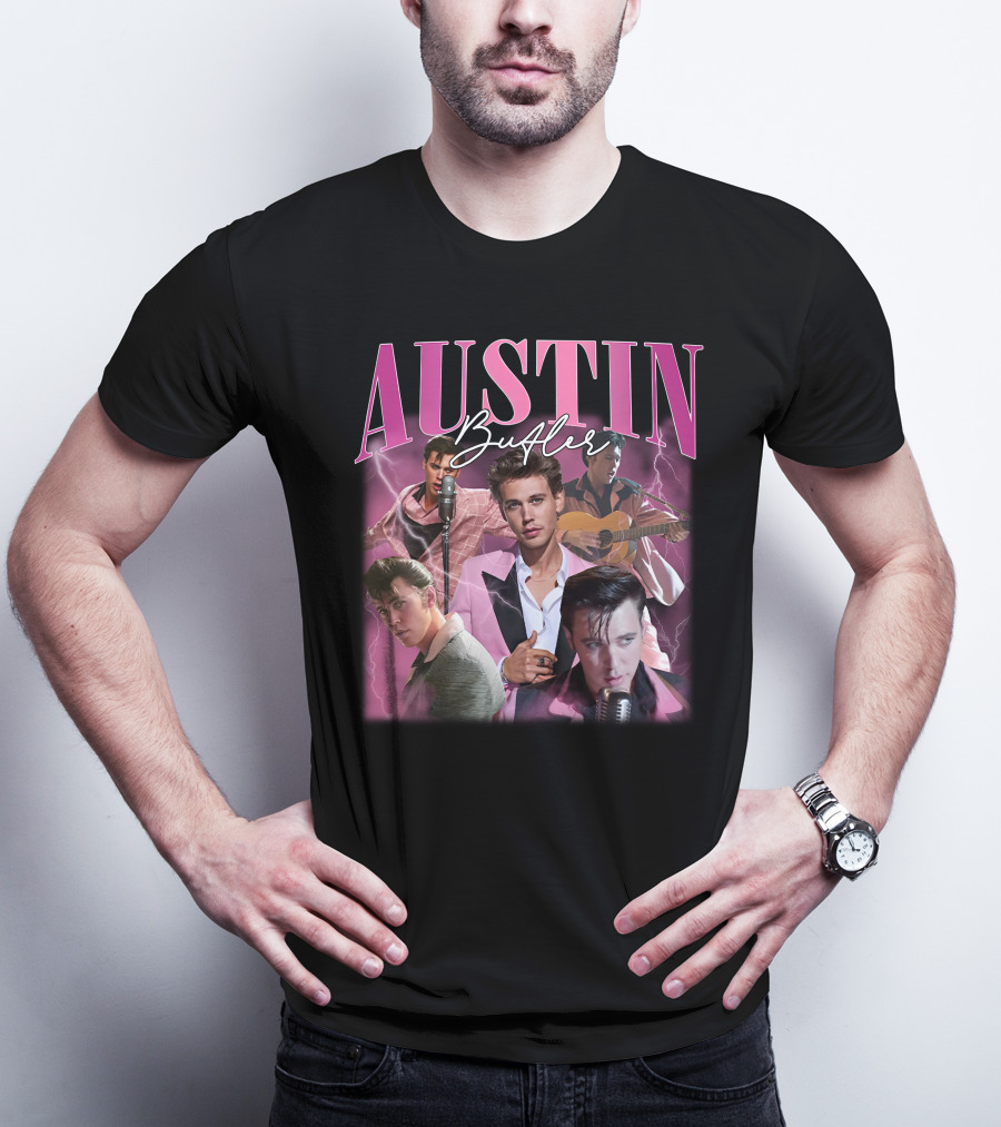 Pretty Basic Podcast Austin Butler Elvis T-Shirt