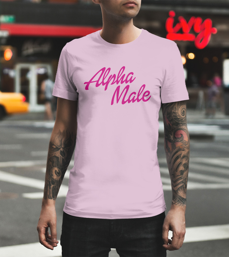 Alpha Male Brys Online Bryson Pink T-Shirt
