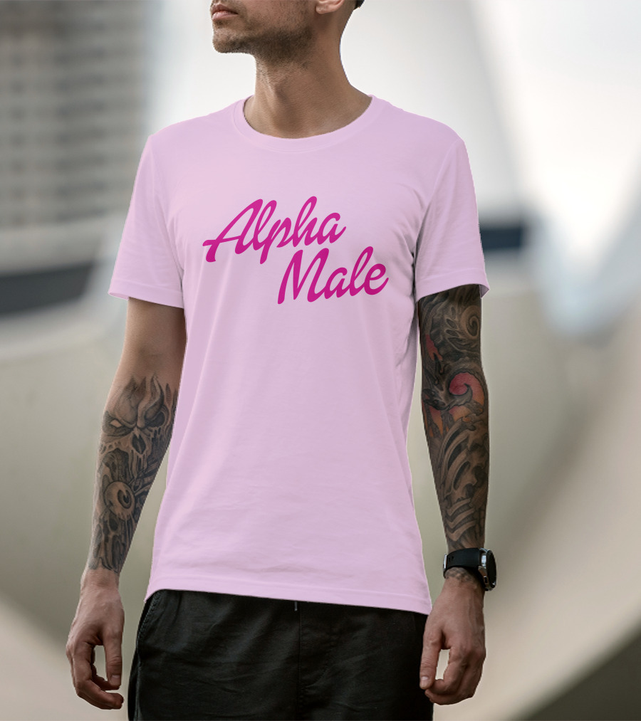 Alpha Male Brys Online Bryson Pink T-Shirt