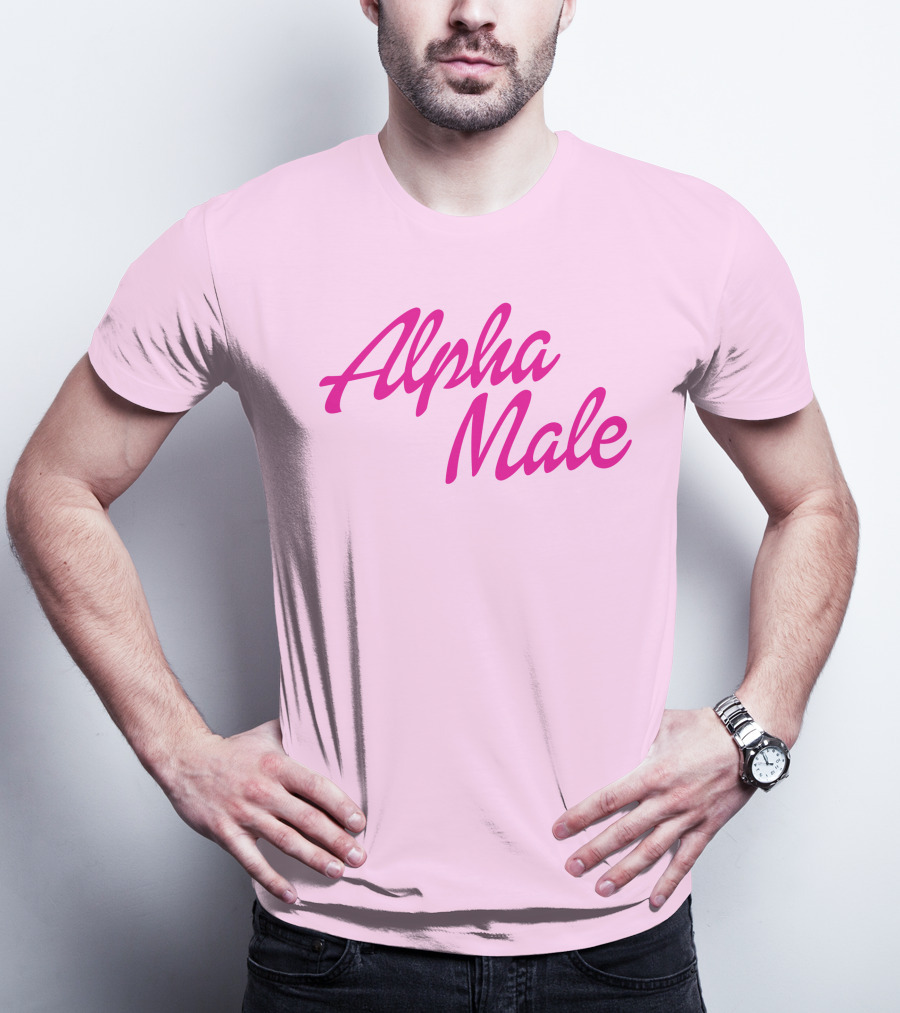 Alpha Male Brys Online Bryson Pink T-Shirt