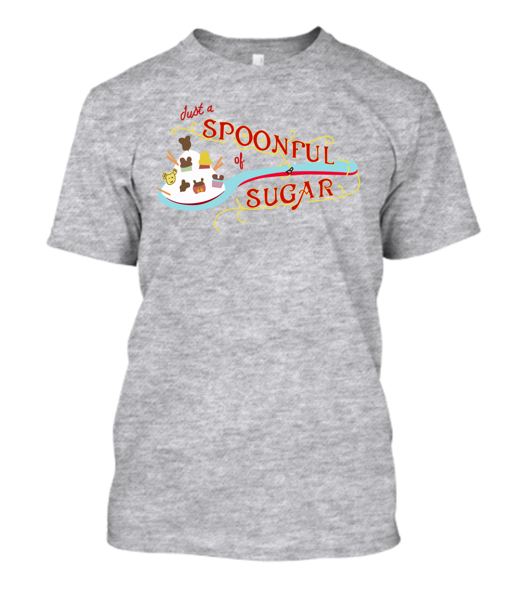 Just A Spoonful Of Sugar Disney Mary Poppins Style Icons T-Shirt