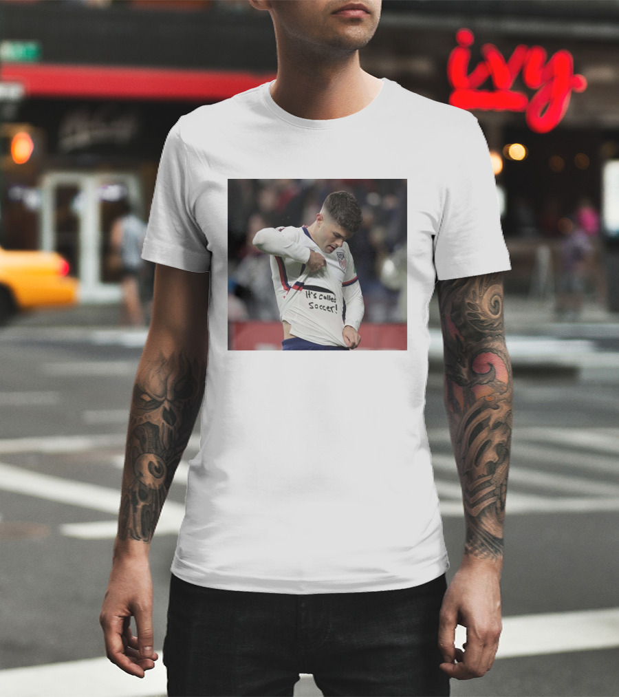 Usa Soccer It's Called Soccer Christian Pulisic Soccer T-Shirt