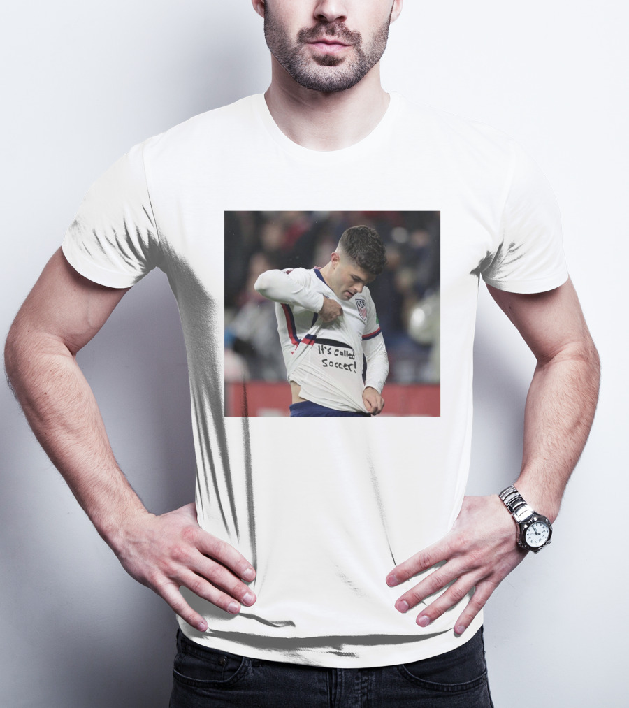Usa Soccer It's Called Soccer Christian Pulisic Soccer T-Shirt