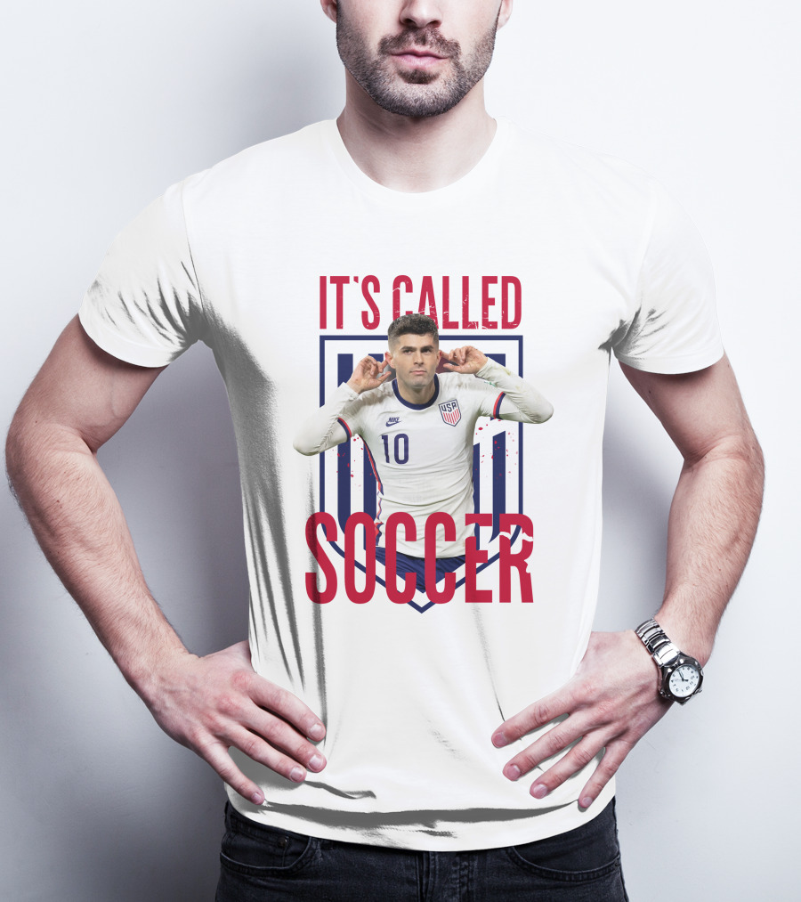Christian Pulisic It's Called Soccer USA Soccer 10 Jersey T-Shirt