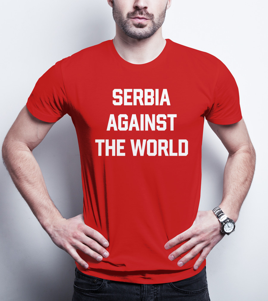 Serbian Football Serbia Against The World Red Passion T-Shirt
