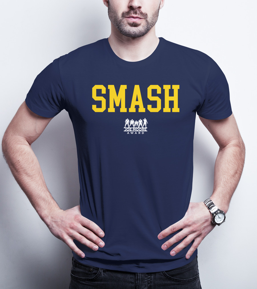 Michigan Football Smash Joe Moore Award T-Shirt