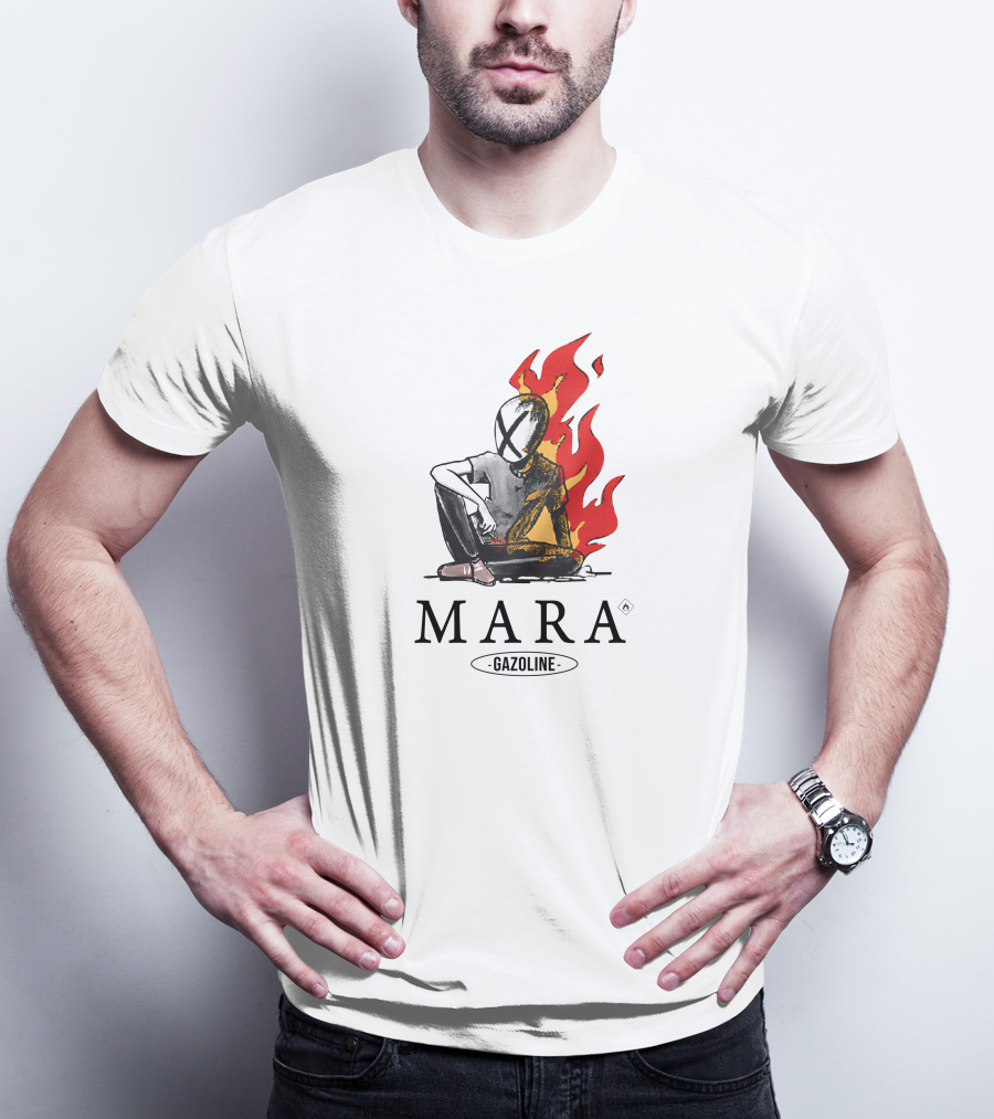 Mara Gazoline Flames Character T-Shirt