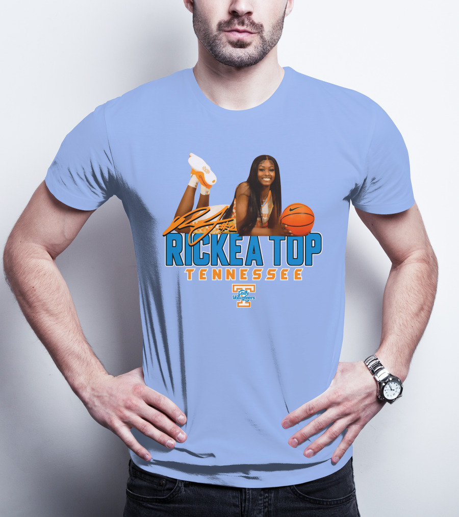 Rickea Top Tennessee Lady Vols Basketball Orange Mountain T-Shirt