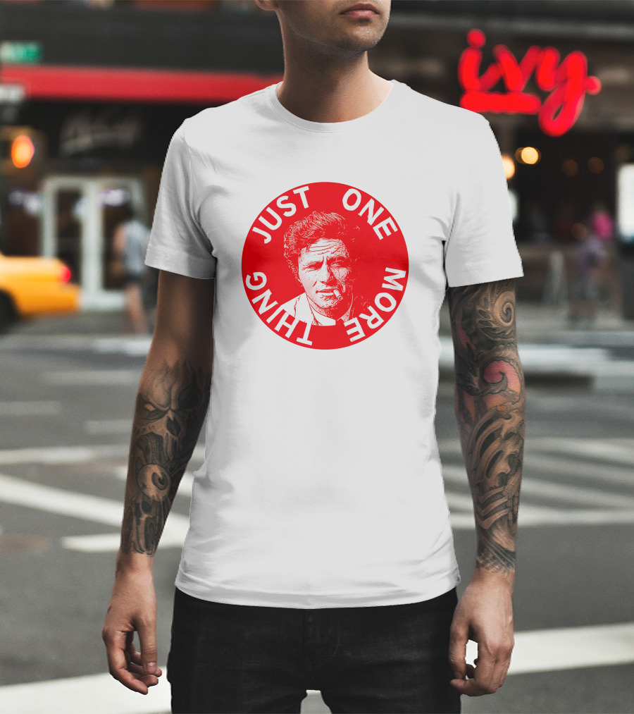 Just One More Thing Mysterious Bookshop Peter Falk T-Shirt