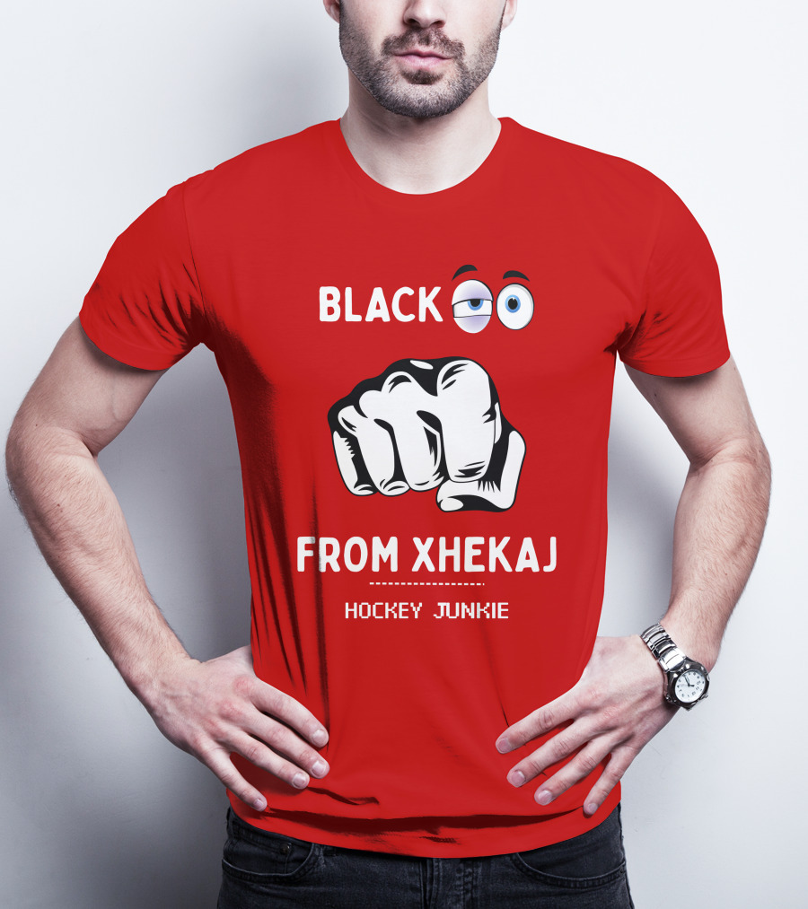 BLACK EYE FROM XHEKAJ HOCKEY JUNKIE T-Shirt