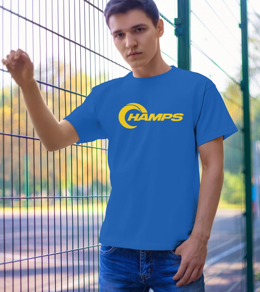 La Champs Danpatrick Yellow Crescent Rams Inspired Merch T-Shirt