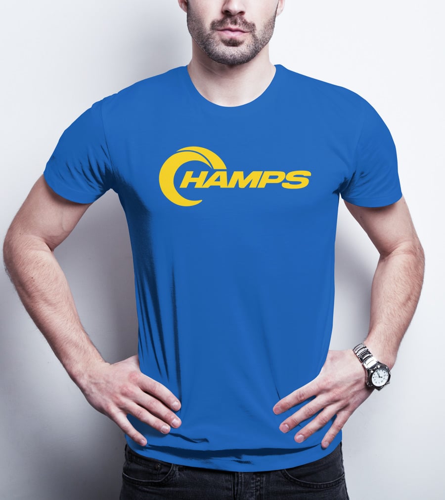 La Champs Danpatrick Yellow Crescent Rams Inspired Merch T-Shirt