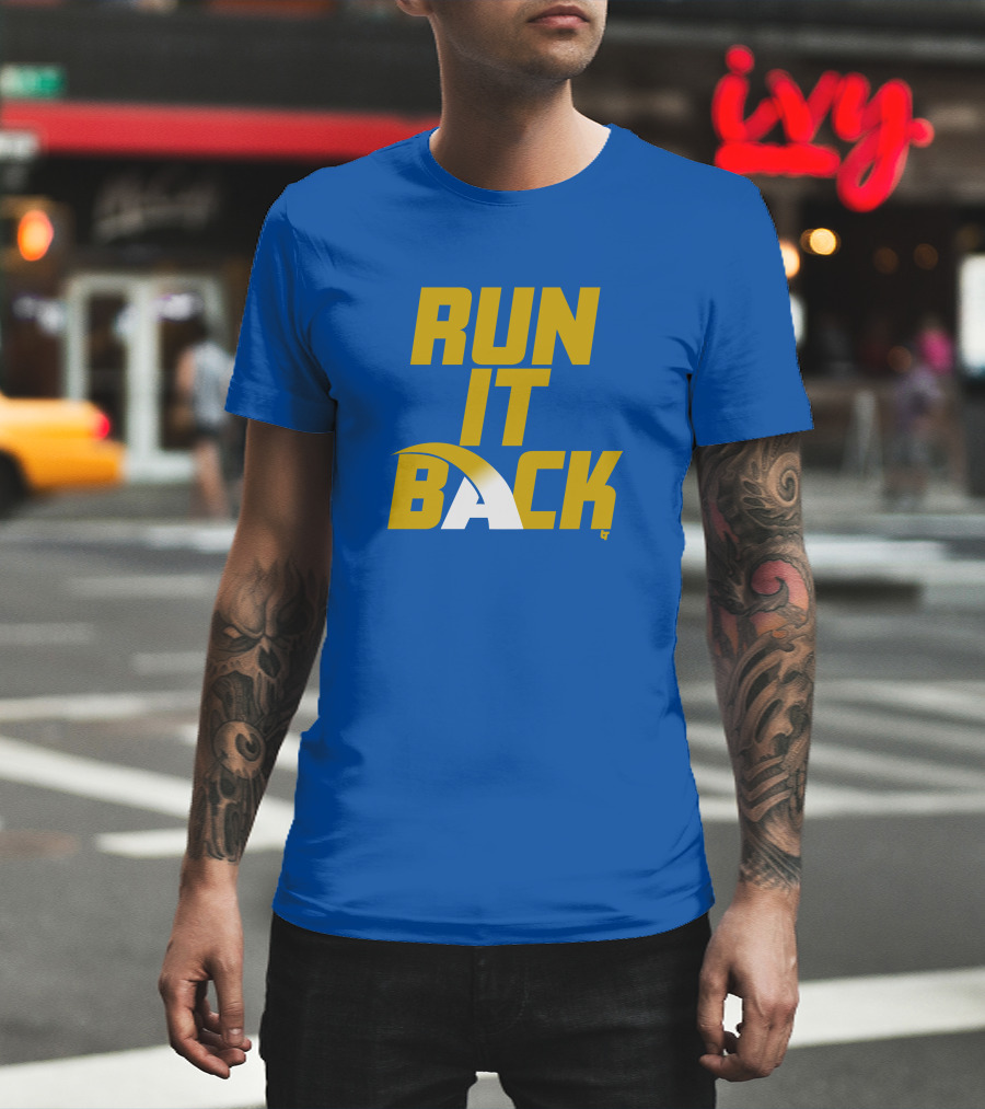 Run It Back Los Angeles Football Fan Merchandise T-Shirt