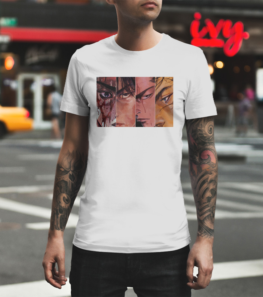 Vagabond Miyamoto Musashi Sasaki Takehiko Inoue Manga T-Shirt