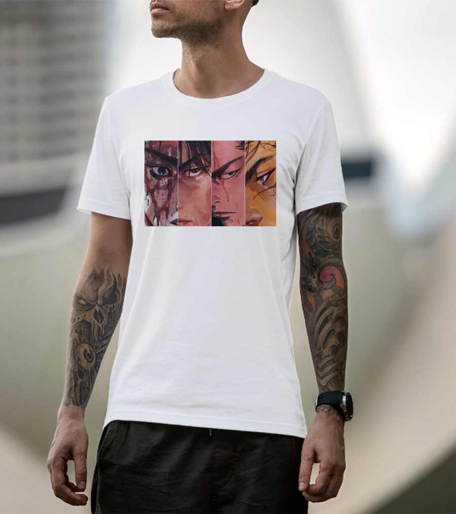 Vagabond Miyamoto Musashi Sasaki Takehiko Inoue Manga T-Shirt