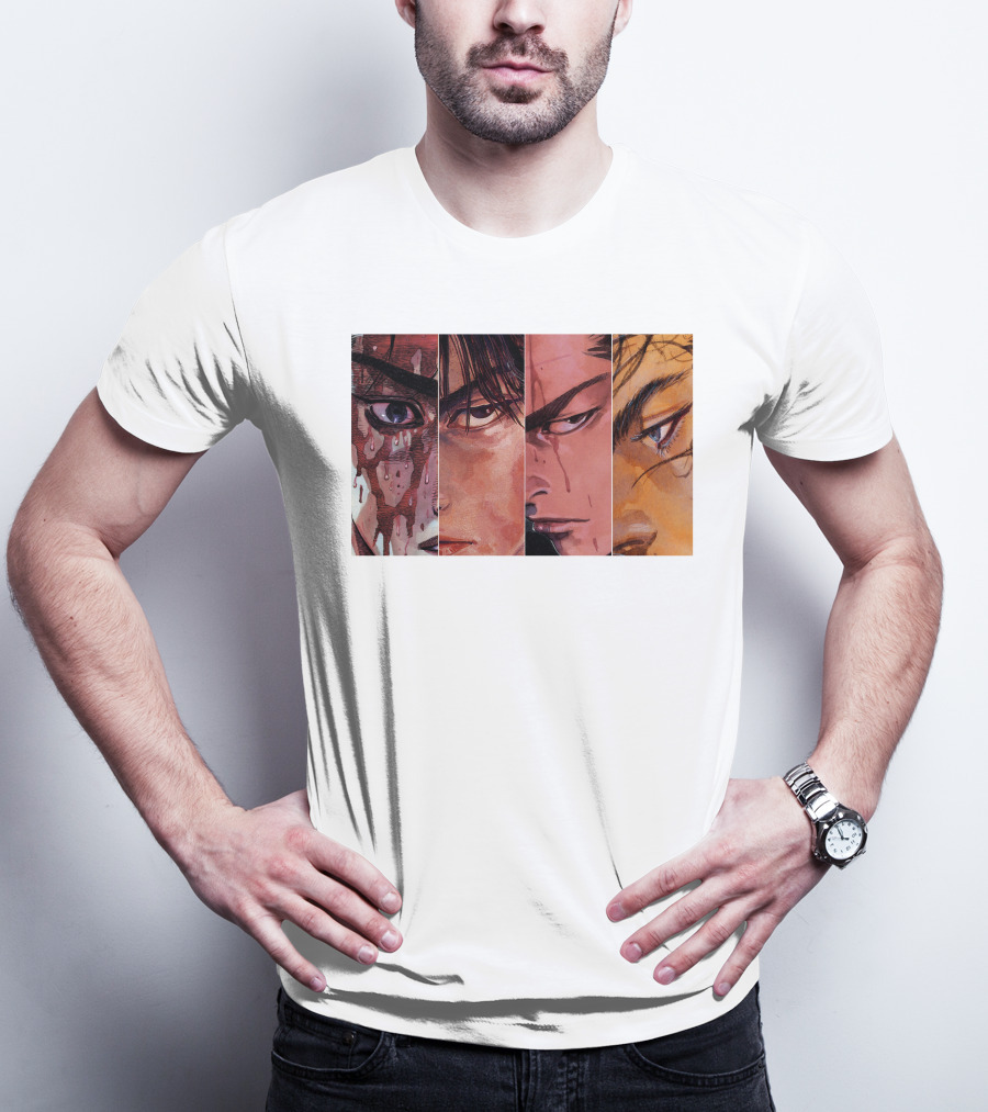 Vagabond Miyamoto Musashi Sasaki Takehiko Inoue Manga T-Shirt