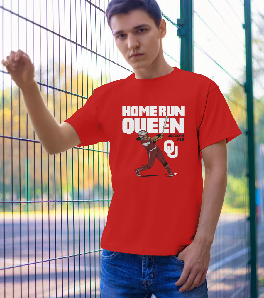 Home Run Queen Jocelyn Alo Oklahoma OU T-Shirt